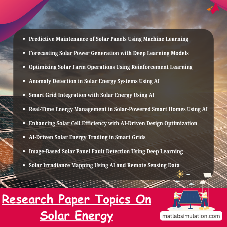 Research Paper Ideas on Solar Energy