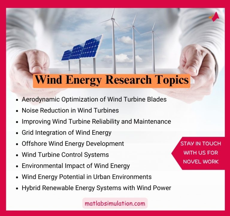 Wind Energy Research Ideas